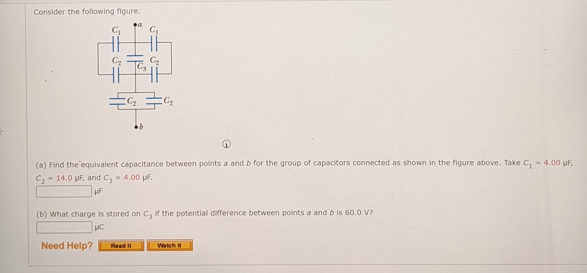 Solved Consider the following figure. oa C C C2 C2 C₃ C2 C2 | Chegg.com