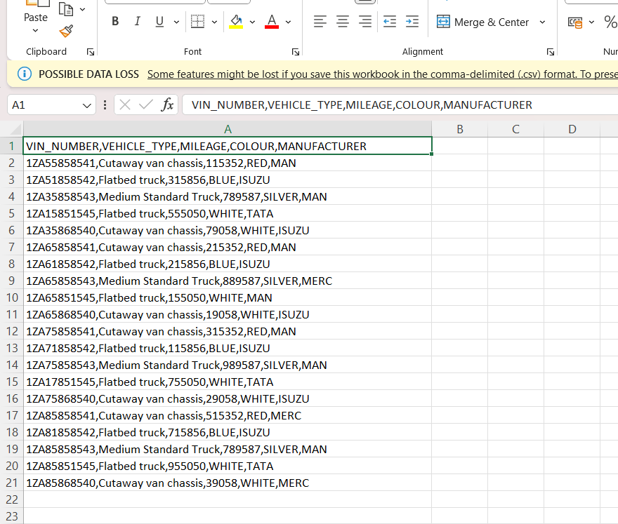 Solved (i) POSSIBLE DATA LOSS Some features might be lost if | Chegg.com