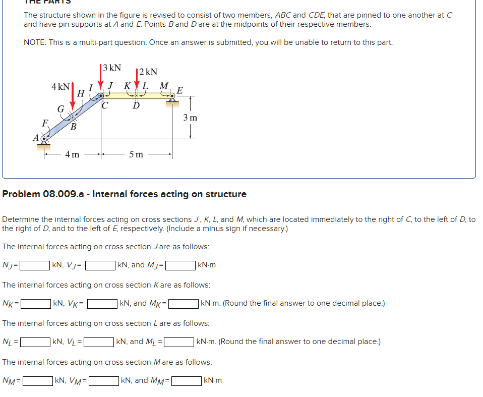 Solved The structure shown in the figure is revised to | Chegg.com