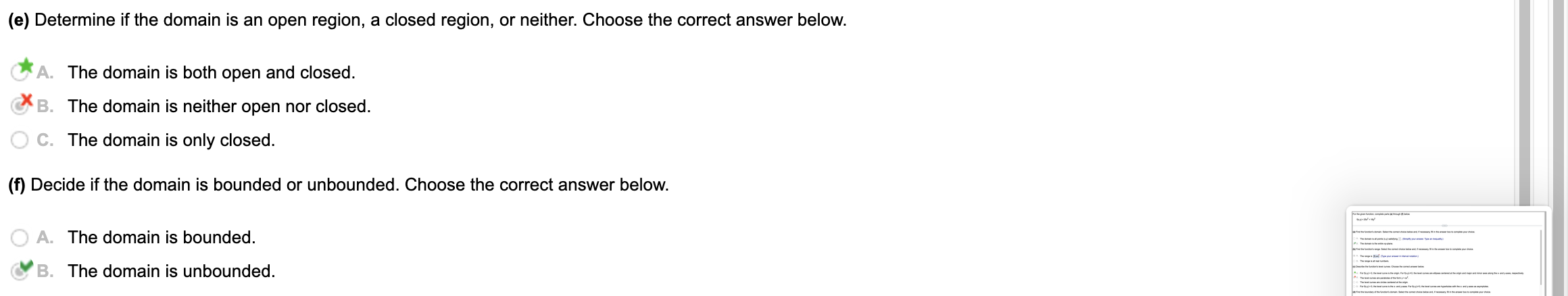 Solved For the given function, complete parts (a) through ( | Chegg.com