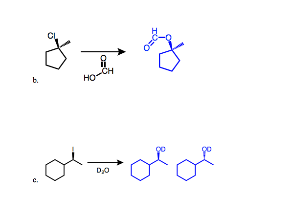 Solved For each other following solvolysis reaction, give | Chegg.com