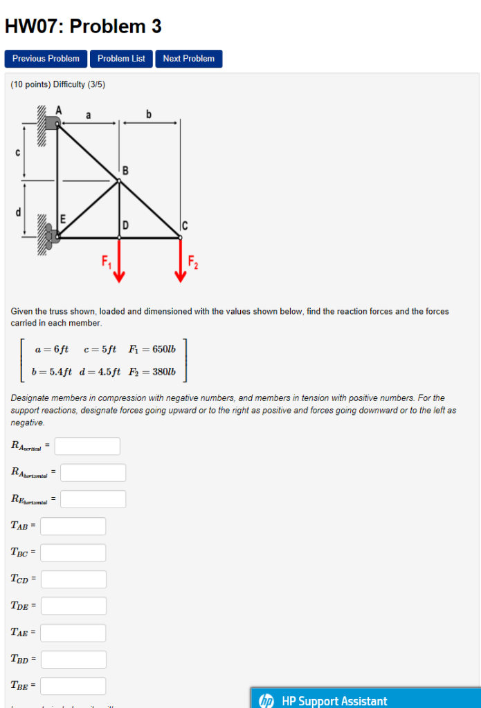 Solved Hw07 Problem 3 Previous Problem Problem List Next