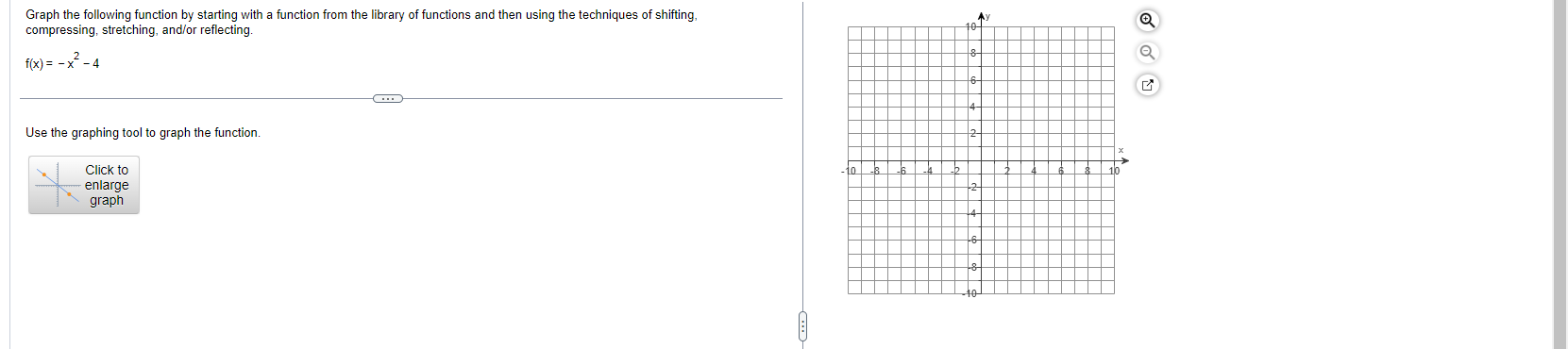 Solved Graph the following function by starting with a | Chegg.com