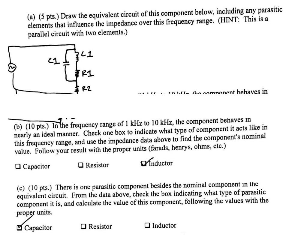 Solved 6. Component modeling m) A two-terminal component | Chegg.com