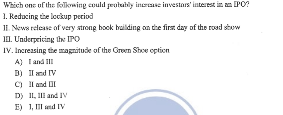 Solved Which one of the following could probably increase | Chegg.com