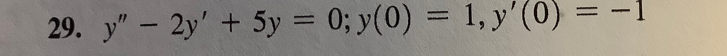 Solved Initial value problems with complex roots - Find the | Chegg.com