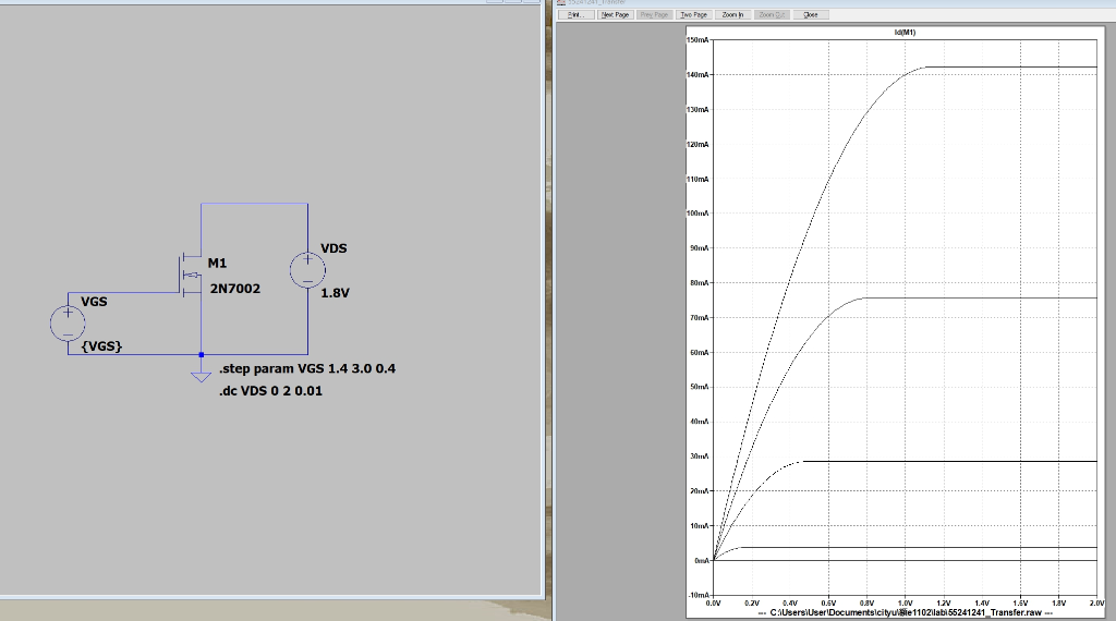 [Insert graph from Section 2 here (ID vs. VDS); | Chegg.com