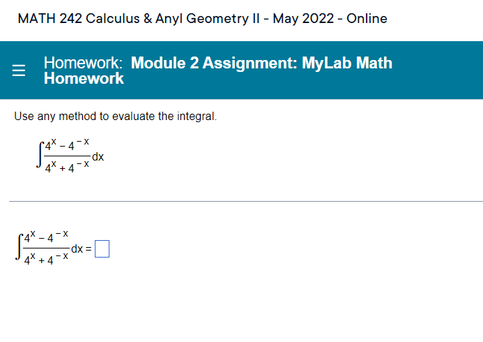 Solved MATH 242 Calculus & Anyl Geometry II - May 2022 - | Chegg.com