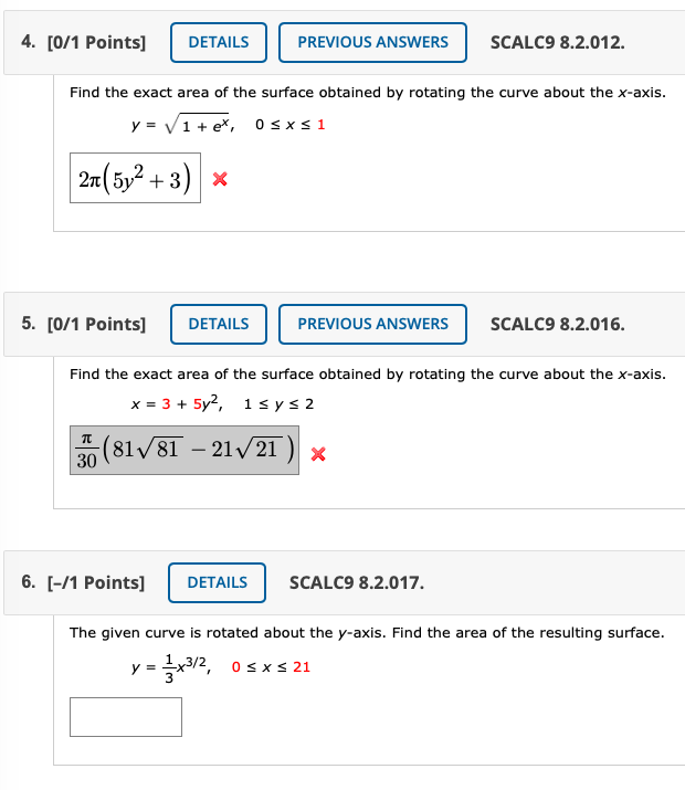 Solved 4. [0/1 Points] DETAILS PREVIOUS ANSWERS SCALC9 | Chegg.com