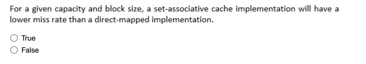 Solved Consider a memory system with a two-level cache with | Chegg.com
