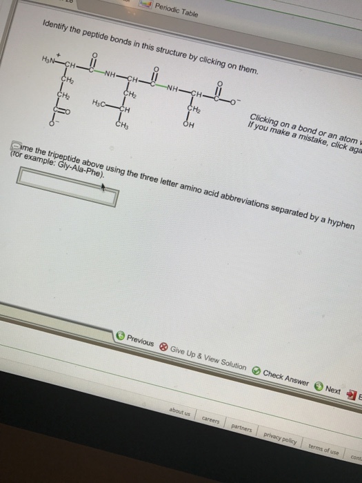 Solved Identify the peptide bonds in this structure by | Chegg.com