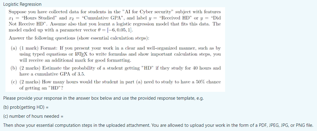 Solved Suppose you have collected data for students in the | Chegg.com