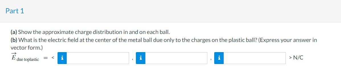 Solved A solid metal ball of radius 2 cm bearing a charge of | Chegg.com
