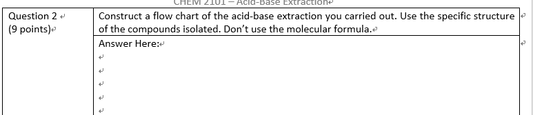 Solved in lab acid base extraction my organic acid is | Chegg.com