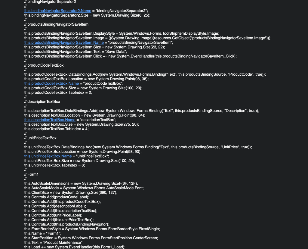 Visual Studios C#: All the information needed is | Chegg.com