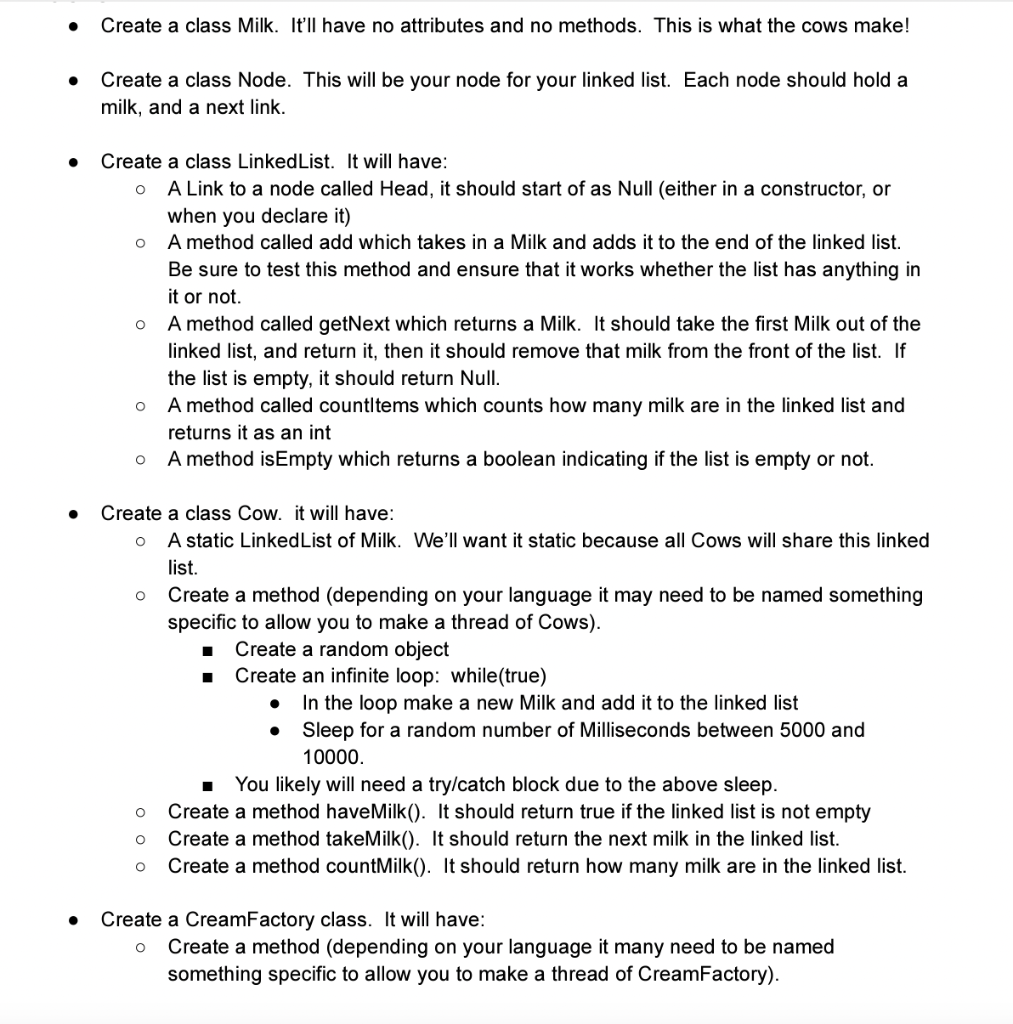 Solved I have the first three methods, I need help in the | Chegg.com