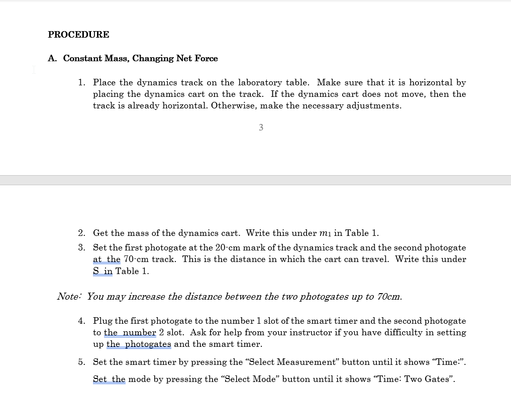 Solved This activity is all about the "Experiment | Chegg.com