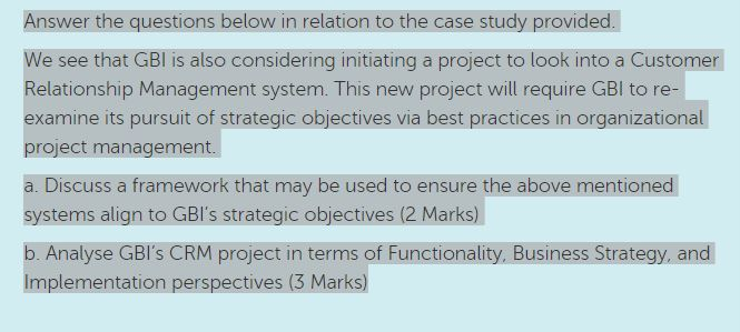 GBI Background Global Bike is a world class bicycle | Chegg.com