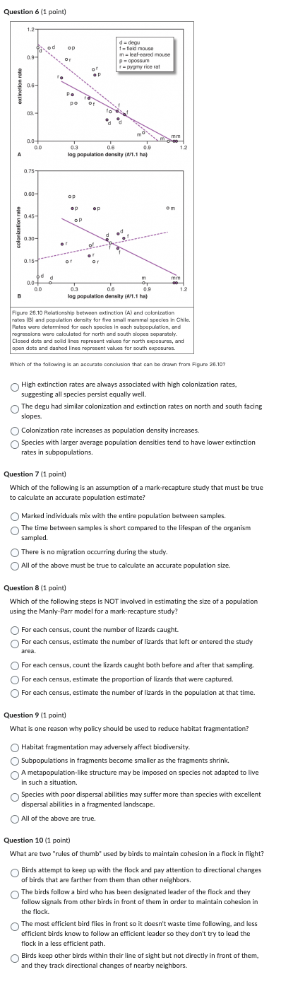 Solved Question 6 (1 point) Question 7 (1 point) Which of | Chegg.com Solved Question 6 (1 point) Question 7 (1 point) Which of | Chegg.com