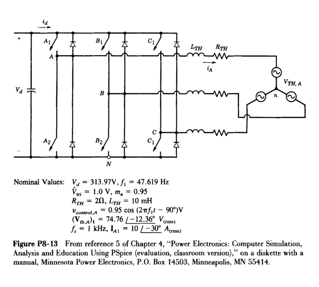 8-13 Using PSpice, simulate the inverter of Fig. | Chegg.com