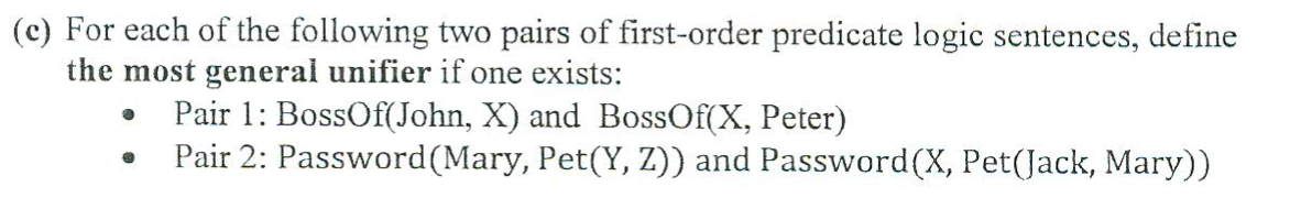 Solved (c) For each of the following two pairs of | Chegg.com