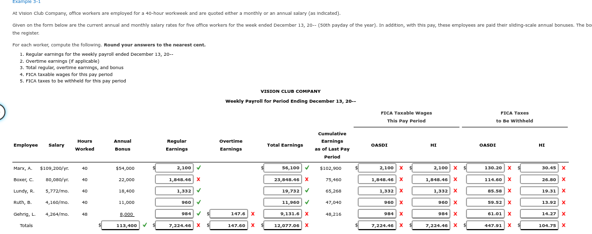 Solved by an EXPERT At VIslon Club Company, office workers are employed ...