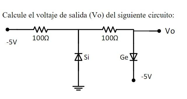 Solved Calcule el voltaje de salida (Vo) del siguiente | Chegg.com