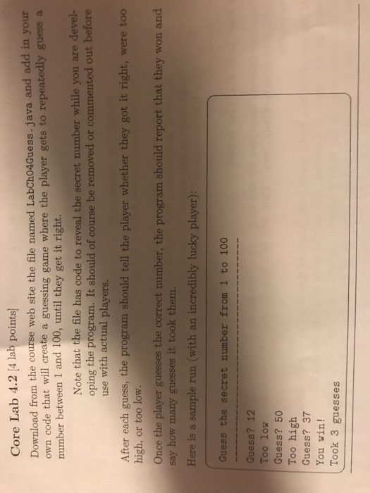 Solved Core Lab 42 4 Lab Points Download From The Course 