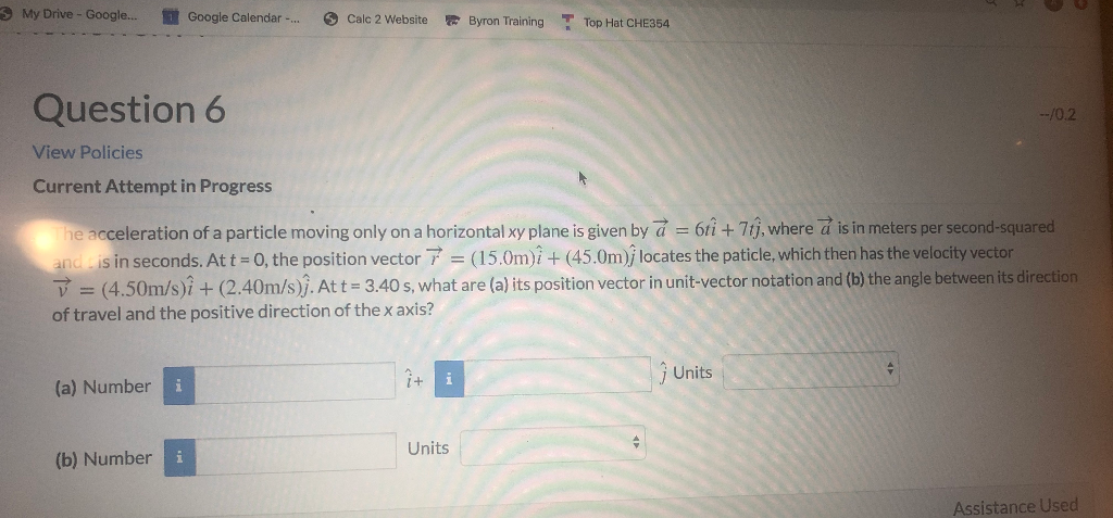 Solved The acceleration of a particle moving only on a | Chegg.com