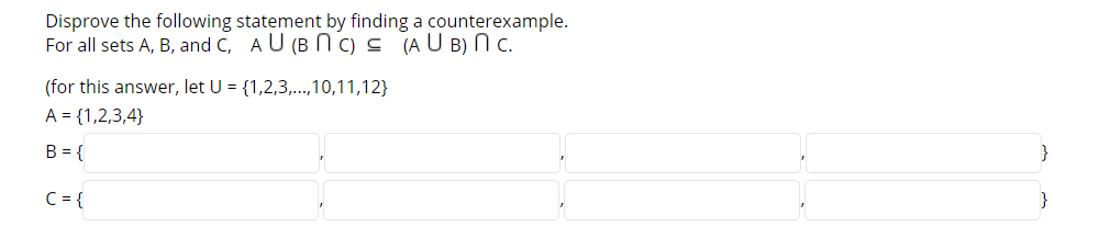 Solved Disprove the following statement by finding a | Chegg.com