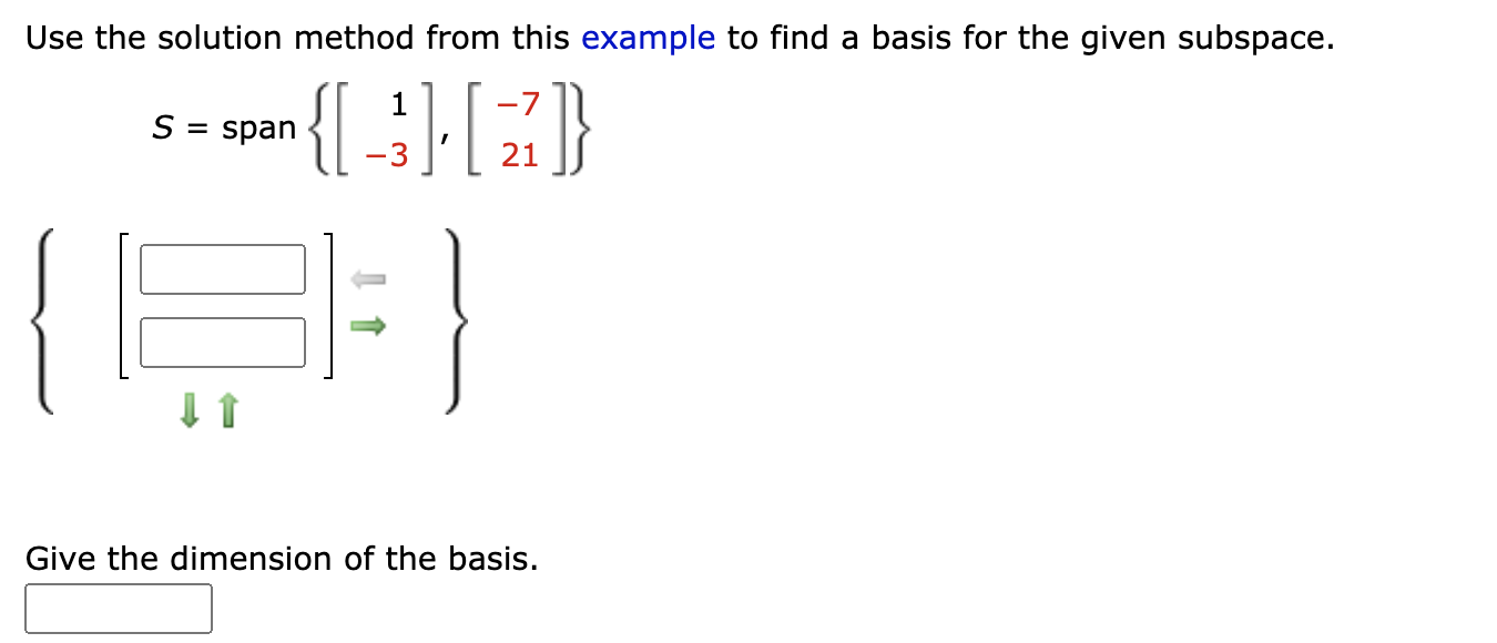 Solved Use the solution method from this example to find a | Chegg.com