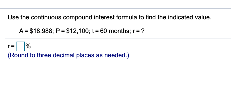Compound Interest Formula Monthly