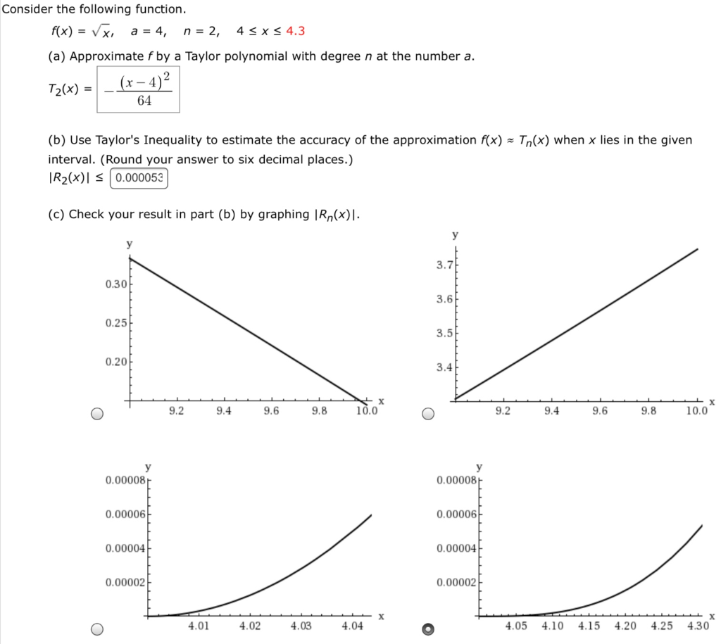Solved Consider The Following Function F X X A 4 N