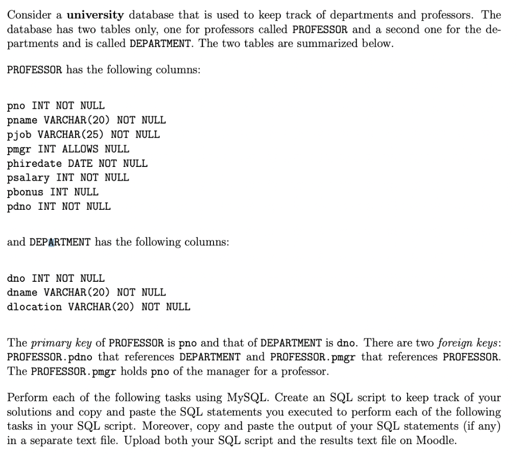 Solved Consider a university database that is used to keep | Chegg.com