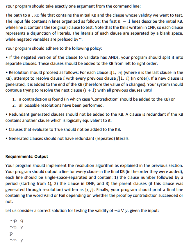 Theorem Proving by Resolution 4365 Artificial | Chegg.com