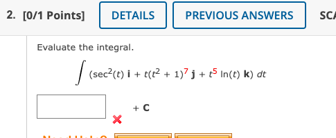 Solved Evaluate the integral. | Chegg.com