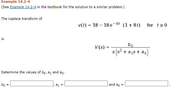 Solved Example 14.2-4 (See Example 14.2-4 in the textbook | Chegg.com
