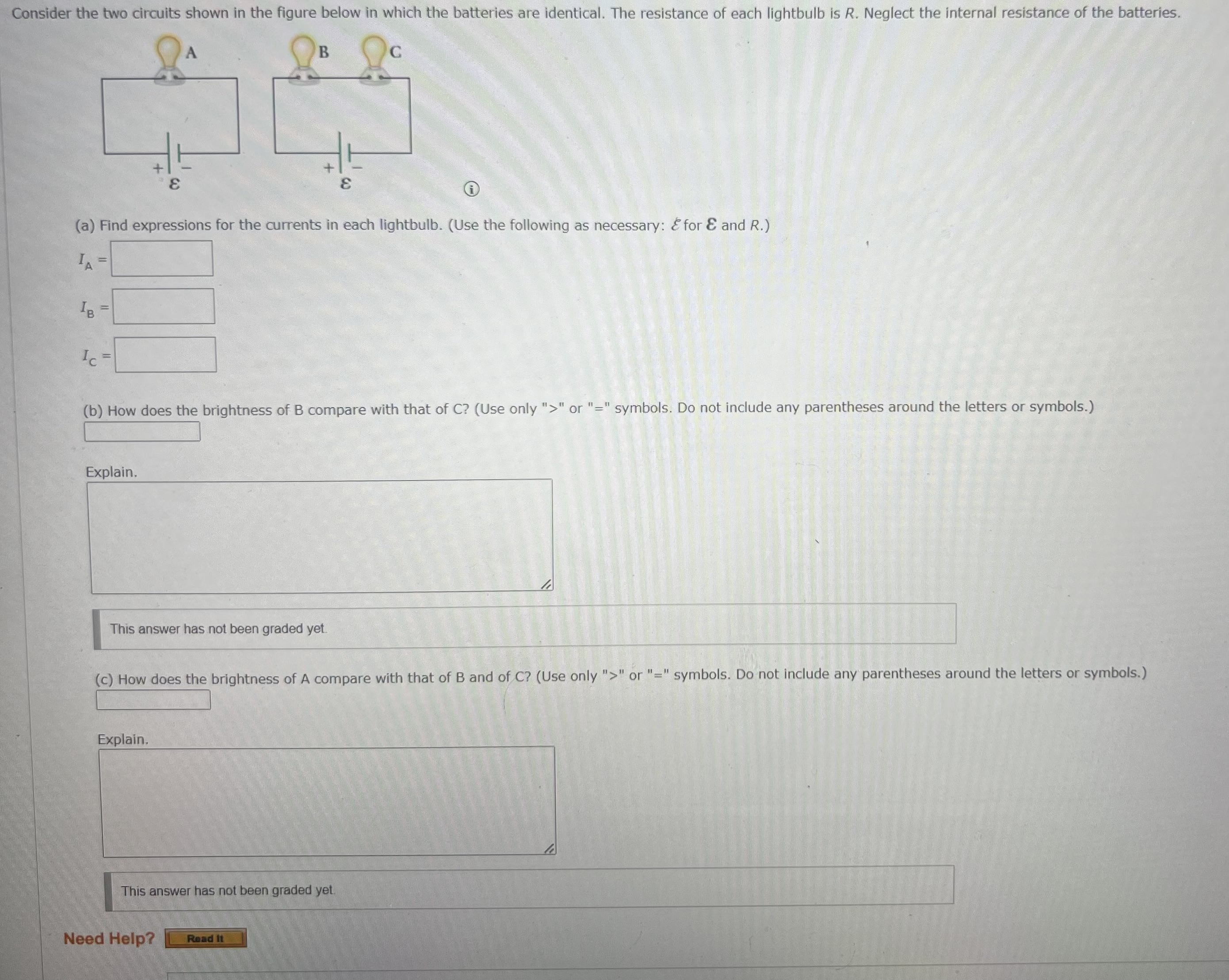 [Solved]: er the two circuits shown in the figure below in