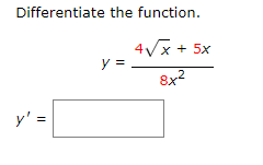 Solved Use the definition of derivative to find f'(x) and | Chegg.com