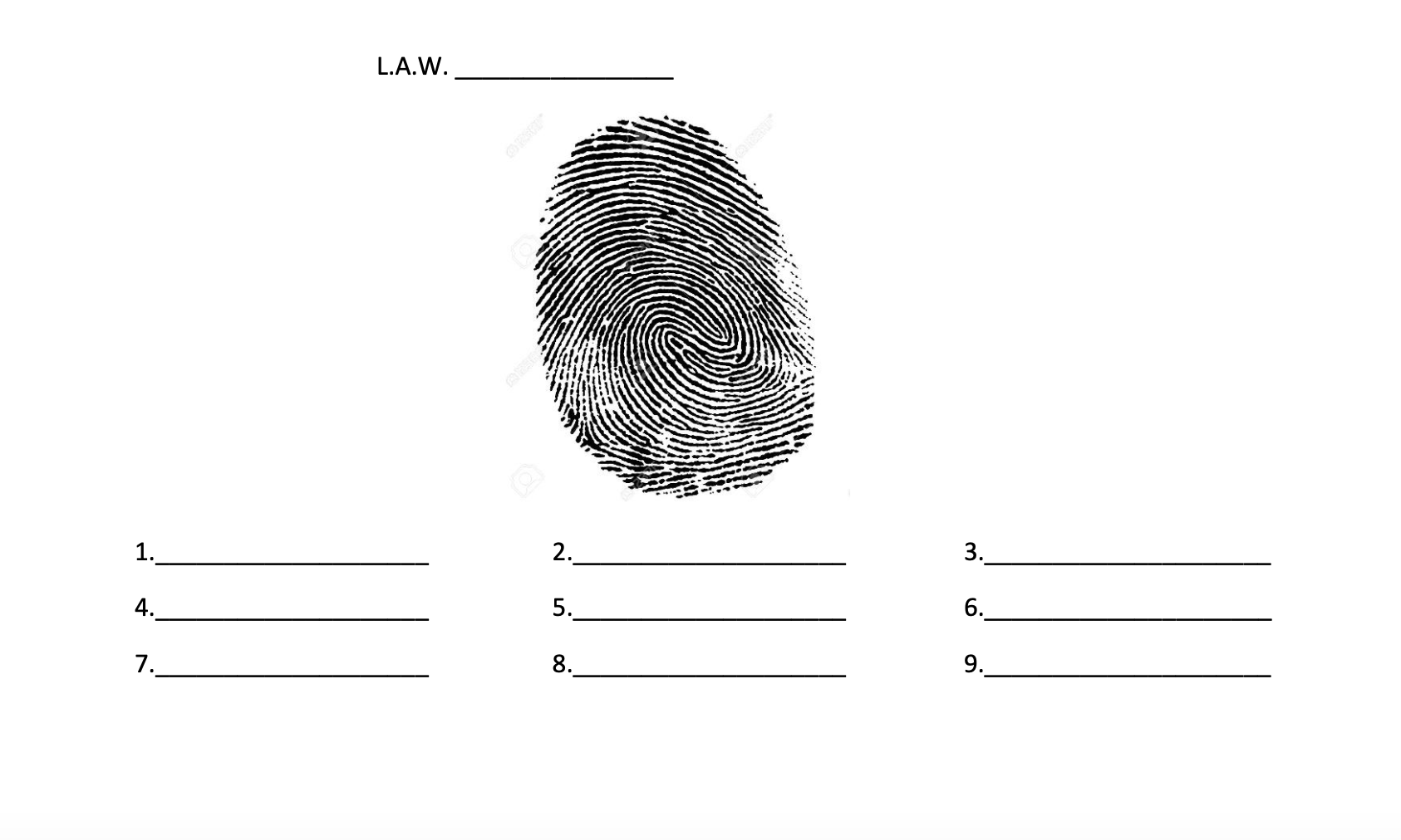 CHEM 300 FORENSIC SCIENCE Chapter 6 Fingerprints: | Chegg.com