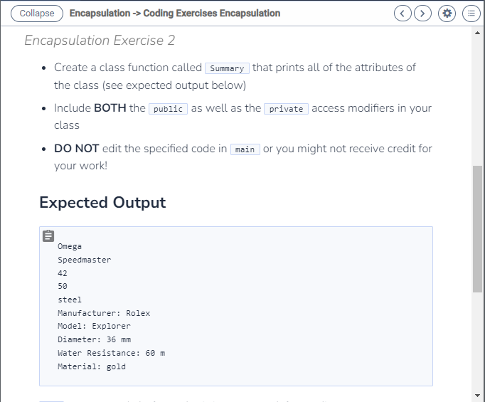 - Create a class with the following attributes: - | Chegg.com
