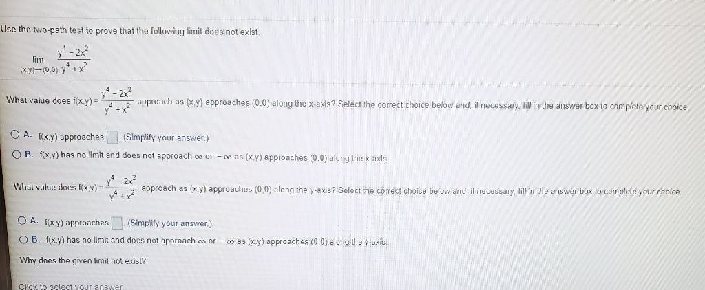 Solved Use the two-path test to prove that the following | Chegg.com