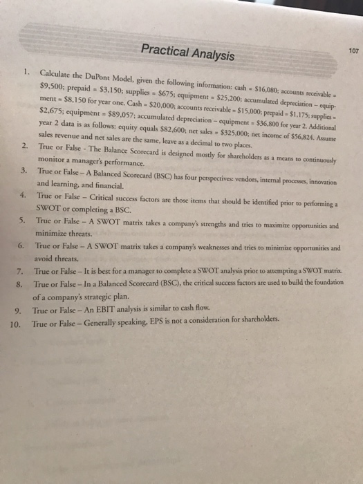 Solved Calculate the DuPont Model, given the following | Chegg.com