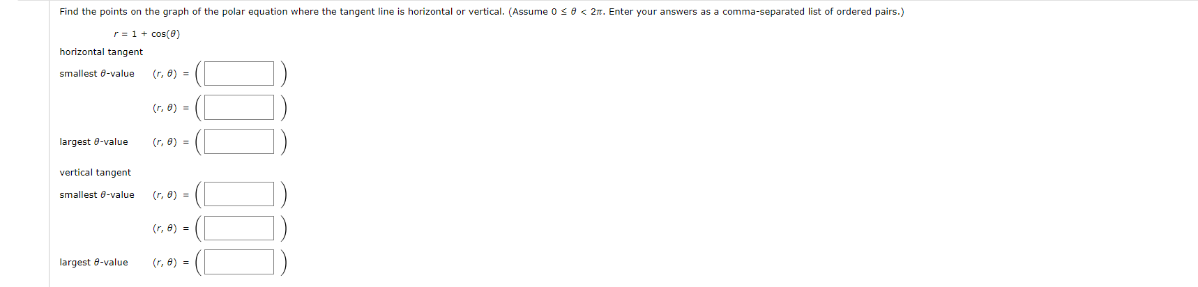 Solved Find the points on the graph of the polar equation | Chegg.com