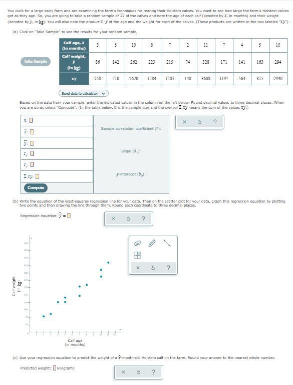 Solved You work for a large cairy farm and are examining the | Chegg.com