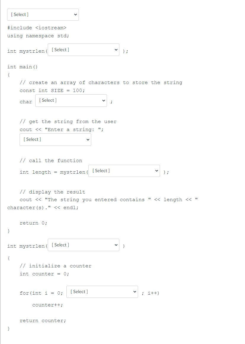 Solved Goals: Write your own C-string processing | Chegg.com Solved Goals: Write your own C-string processing | Chegg.com