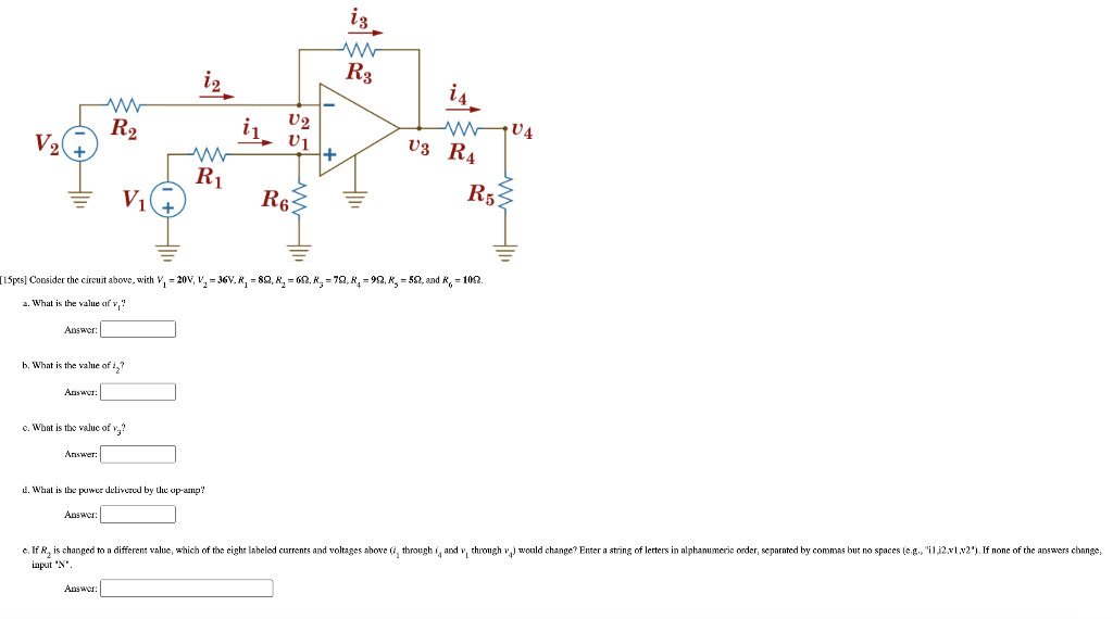 Solved iz R3 iz i4 R2 ii U2 U1 V4 U3 R4 R R63 R33 R = 79, R2 | Chegg.com