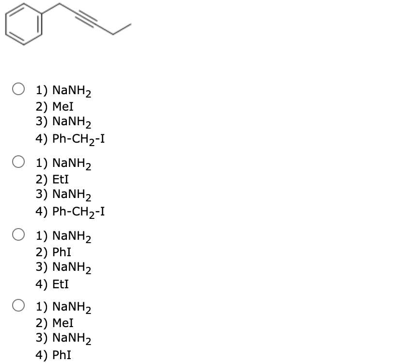 Solved 2-Octyne O 1) NaNH2 2) CH3-CH2-CH2-CH2-CH2-I 3) NaNH2 | Chegg.com