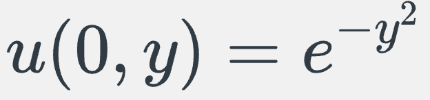Solved yux+xuy=0u(0,y)=e−y2 | Chegg.com
