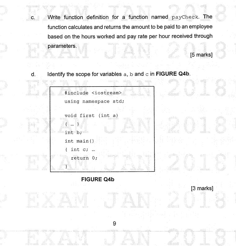 C Write Function Definition For A Function Named 9838